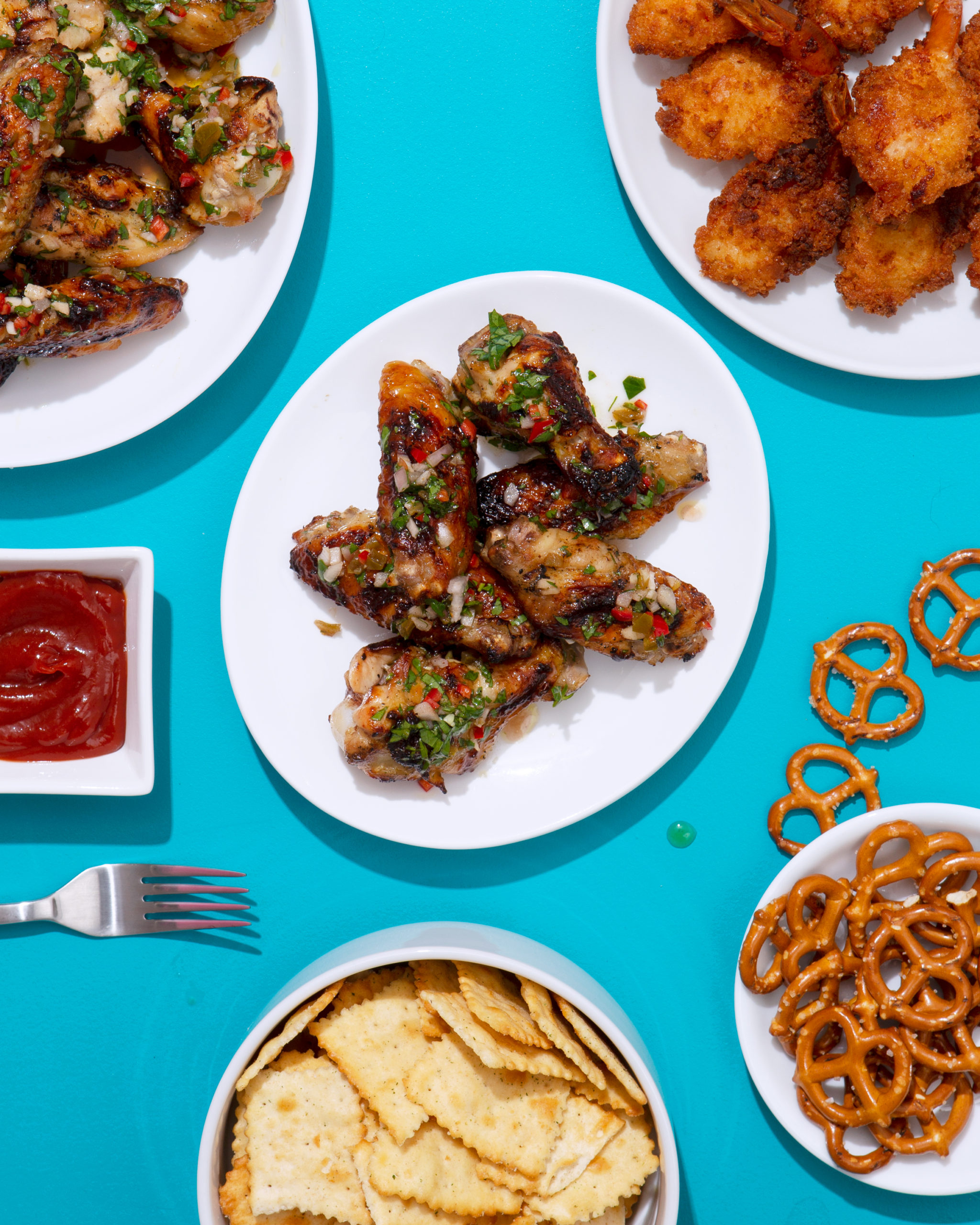 Grilled Chicken Wings with a Cilantro Chimichurri - Chicano Eats